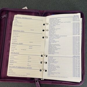 Mead | Office | Vintage Mead Pocket Zipper Planner | Poshmark